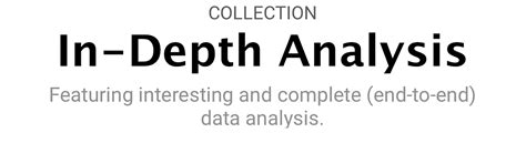 in depth analysis towards data science
