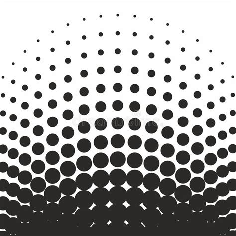 Abstract Geometric Black And White Graphic Design Print Halftone Stock