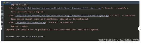 解决importerror module use of python36 dll conflicts with this version