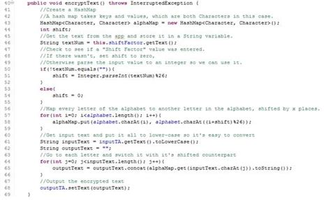 how to write a basic encryption program using java invisible computer