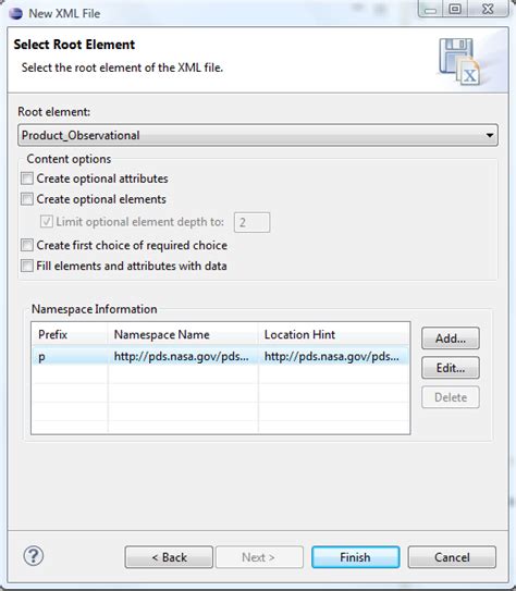 eclipse creating a new xml file from an xsd schema file the sbn wiki