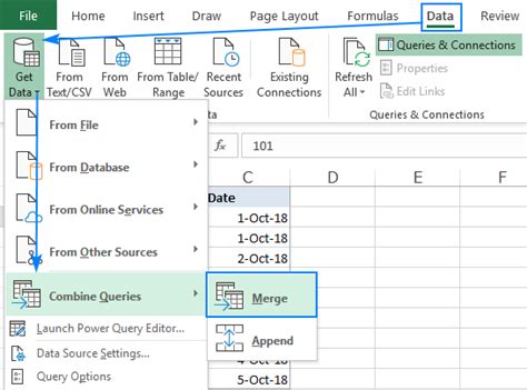 join two or more tables in excel with power query