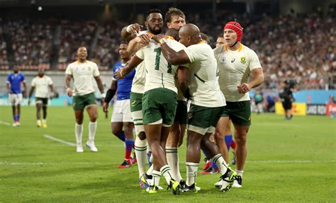 Coupe Du Monde De Rugby Rugby Lafrique Du Sud Est Championne Du Monde