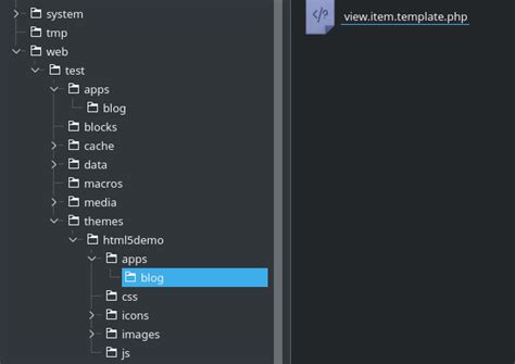 view templates customization documentation php mysql html5 css3