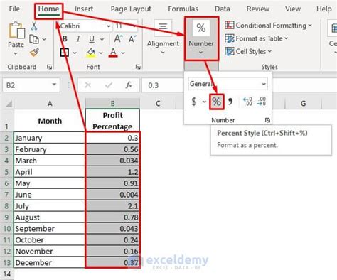 Convert Numbers To Percentage In Excel Learn Excel Now Riset