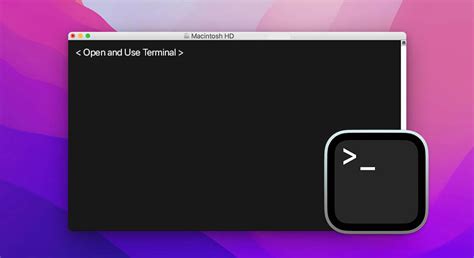 how to open and use terminal on mac