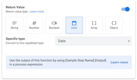 use return values from apps script tasks appsheet help