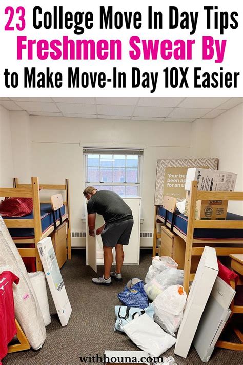 Everything You Need To Know About College Move In Day │20 College Move