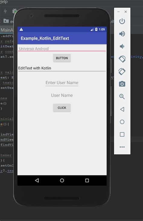 como crear un edittext en android utilizando kotlin universo android