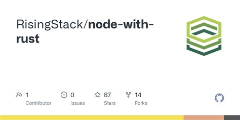 github risingstack node with rust