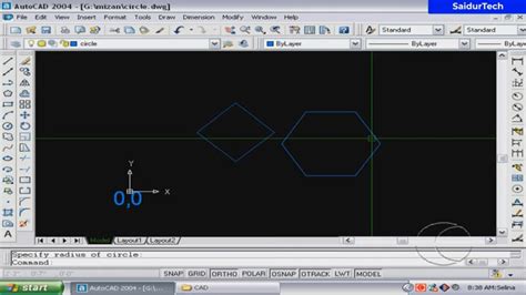 how to use polygon in autocad youtube