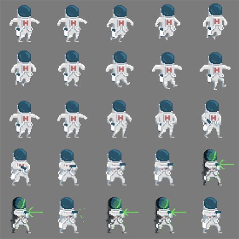 create sprite sheet animations in hexels marmoset