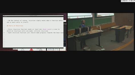 lecture 12 1 recursion 2019 11 06 youtube