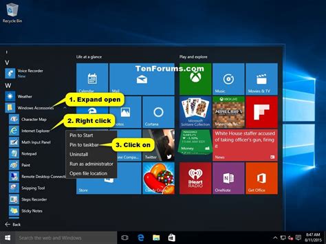 open internet explorer in windows 10 tutorials