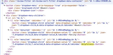 html how to click option in dropdown menu which does not have select