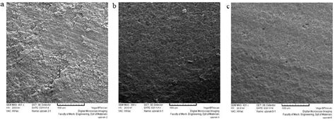 Surface Roughness Parameters For All Prepared Samples Before And After