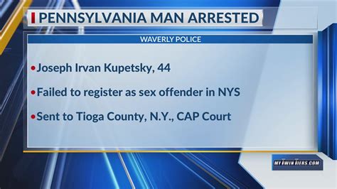 Pa Man Arrested For Failing To Register As Sex Offender Youtube