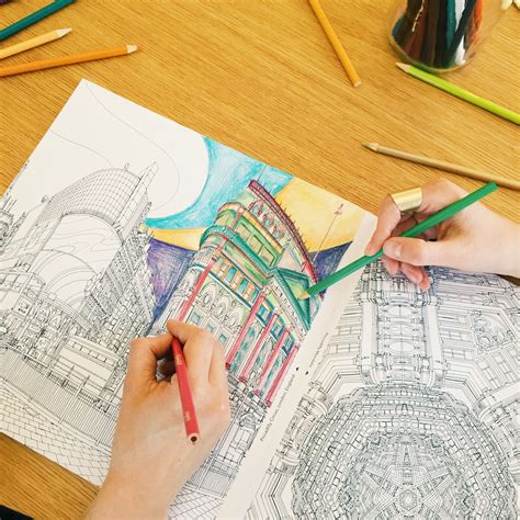 Explore Fantastic Cities In This Adult Coloring Book My Modern Met Store