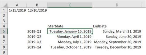 [solved] setting start and end dates by quarter given a date range vba