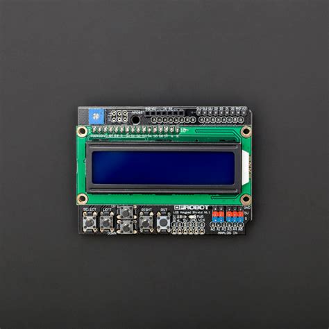 gravity lcd keypad shield 按键扩展板 显示屏 dfrobot创客商城
