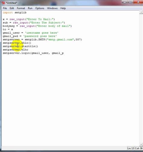 python library tutorials 1 smtp mail sending youtube