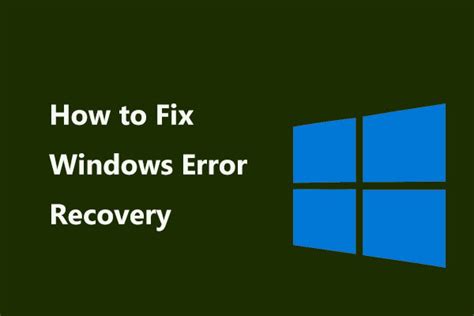 if you get windows error recovery screen in windows 7 fix it