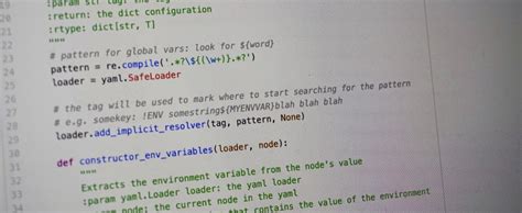 python yaml configuration with environment variables parsing dev