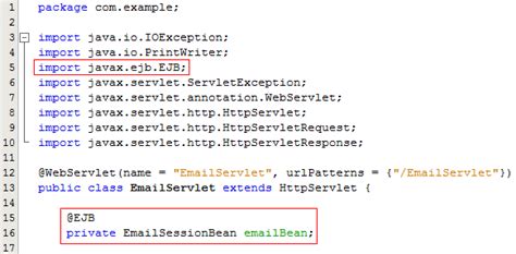 sending an email using the javamail api