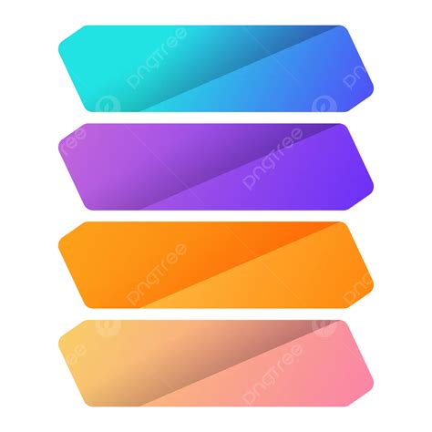Simple Text Box Gradient Background Banner Vector Textbox Gradient