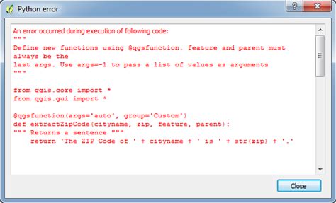 documenting custom python functions in qgis geographic