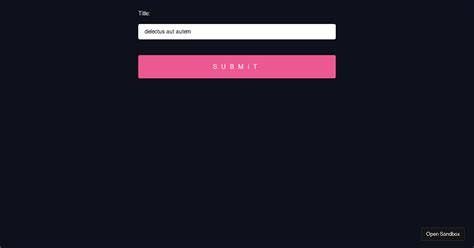 react hook form default values from api response codesandbox