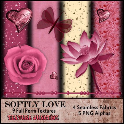 Second Life Marketplace ~tj~ Softly Love Romantic Texture Set