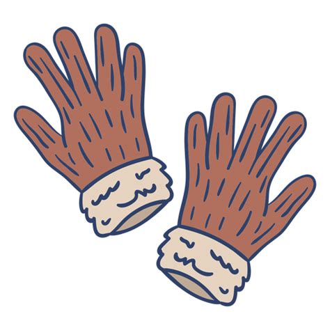 Diseño Png Y Svg De Ilustración De Guantes árticos Para Camisetas
