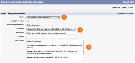 salesforce mail merge templates