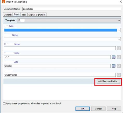 hide add remove fields when importing via lf office plugin