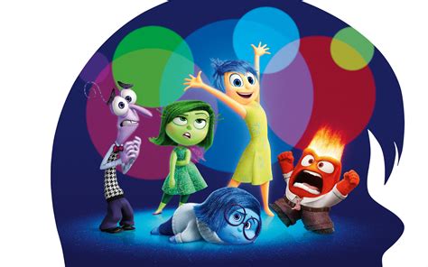 4k Sadness Fear Joy Anger Disgust Inside Out 2015 Film Glasses