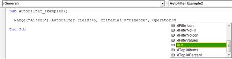 vba autofilter how to use vba autofilter criteria to
