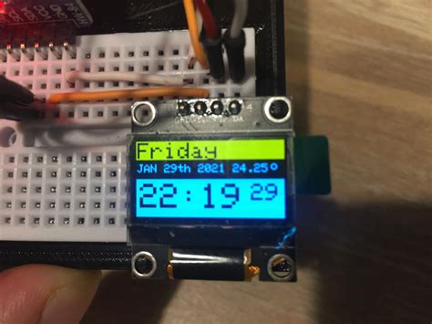 how to create a clock using arduino ds3231 rtc module and oled
