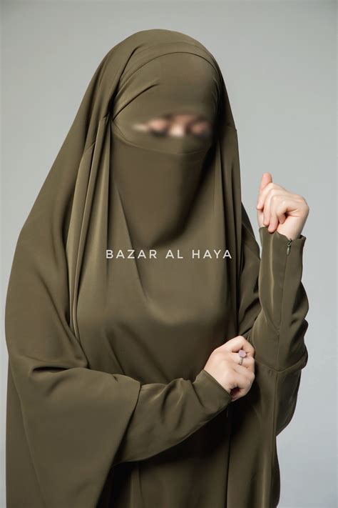 One Piece Jilbab Afghan Face Veil Jilbab Burqa Niqab French Jilbab Full