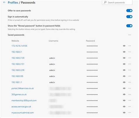 How To View Your Password Saved In Microsoft Edge In