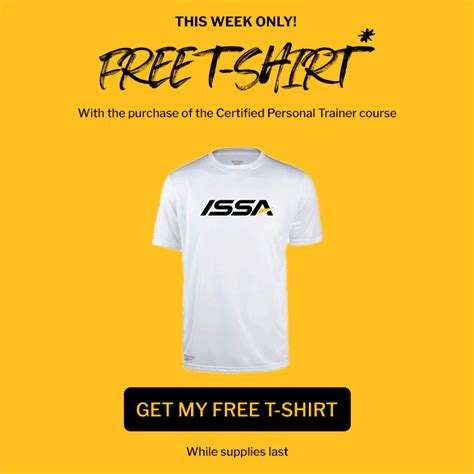 International Sports Sciences Association Issa Swag With Your