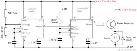 Simple 555 Pwm Circuits In Diagram