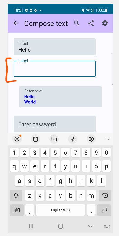 textfield in jetpack compose android edittext in jetpack compose my
