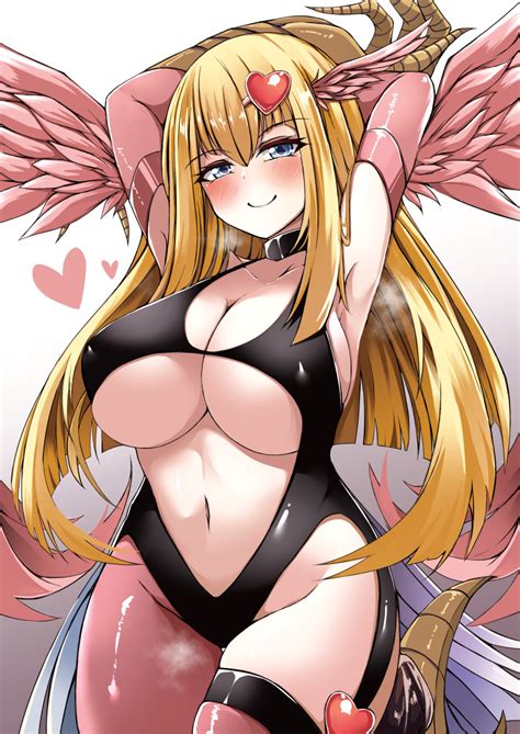 Rule 34 1girls Duel Monster Harpie Girl Harpy Large Breasts Monster