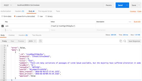node js request works in postman but not by fetch
