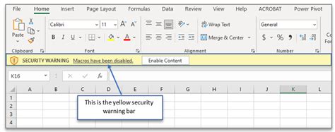 how to enable macros in excel