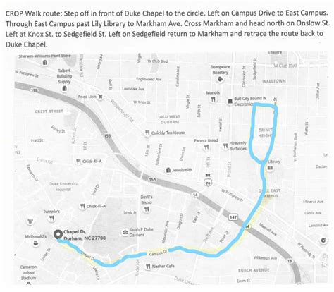 Durham Crop Hunger Walk 2023 Walk Route Durham Crop Hunger Walk
