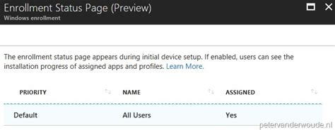 Windows Enrollment Status Page All About Microsoft Intune