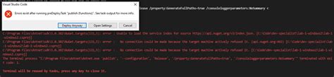 failed to deploy path that does not exist · issue 2904 · microsoft