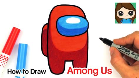 how to draw among us game character learn drawing
